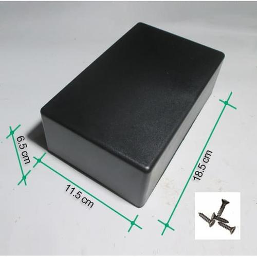 Jual Electronic Box X6 18.5 X 11.5 X 6.5 Cm | Bahan Plastik ABS Hitam ...