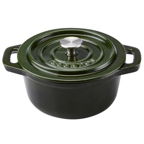 Jual Cookpot Enameled Cast Iron Round Casserole 18cm Pan Pot Panci Besi ...