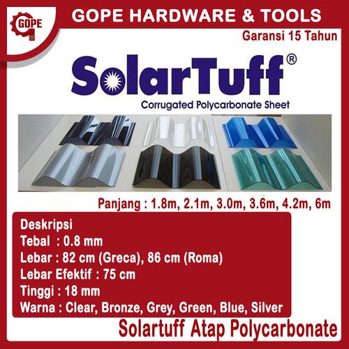 Jual SOLARTUFF ATAP POLYCARBONATE GARANSI 15 TAHUN - Jakarta Utara ...