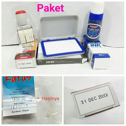 Jual paket stempel tanggal kadaluarsa / expired date / kode tanda cap ...