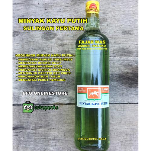 Jual MINYAK KAYU PUTIH ASLI SULINGAN PERTAMA 600ML FAJAR MAS AMBON ...