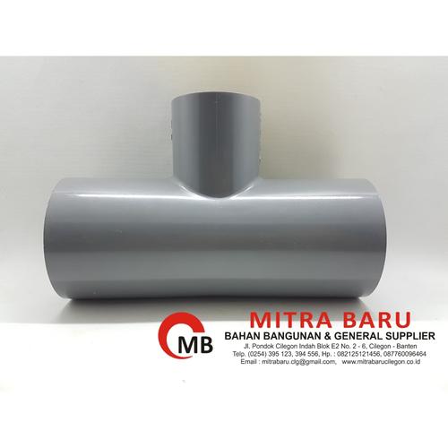 Jual Rucika Vlok Tee PVC AW 2 X 1-1/4 Inchi / Tee Reducer Polos Tanpa Drat - 2" - Kota Cilegon ...