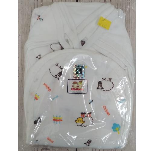 Jual CHIBON BABY POPOK KAIN KATUN BAYI MOTIF SABLON 1 LUSIN (64-2391 ...
