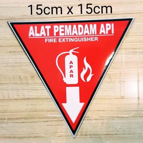 Jual stiker sign K3 sEgitiga APAR RAMBU. 15X15 - Jakarta Utara ...