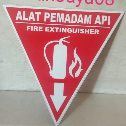 Jual stiker SIGN SEGITIGA APAR Rambu k3 safety 25x25 - Jakarta Utara ...