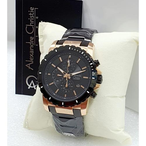 Jual Alexandre Christie AC 6141 Chronograph Jam Tangan Pria Original ...