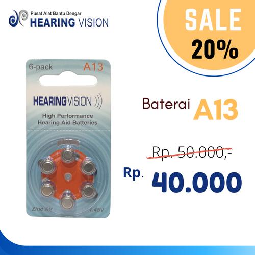 Jual Baterai Alat Bantu Dengar - A13 - Jakarta Utara - Hearing Vision | Tokopedia