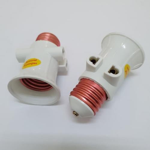 Jual fiting lampu Gantung Kombinasi E27, 2 Colokan Cabang Visalux V272 ...