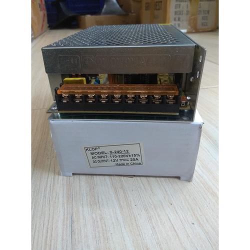 Jual Power Supply Adaptor Switching 12V 20A 12 Volt 20 Ampere - Kota ...