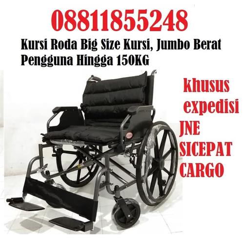 Jual Kursi Roda Big Size / Kursi Roda Jumbo Berat Pengguna Hingga 150KG ...