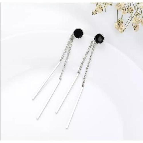 Jual (A.TR) F665 ANTING PANJANG BULAT/ANTING GIWANG PANJANG GAYA KOREA ...