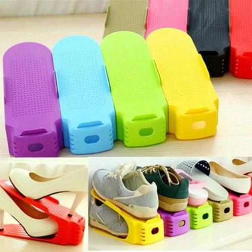 Jual Adjustable Shoes Organizer Tempat Sepatu KOTAK SEPATU SUSUN ...