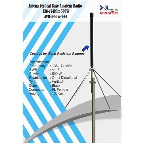 Jual Antena Vertical Base HT Rig 144Mh 2m 136-174Mhz 500W Antenna Radio ...