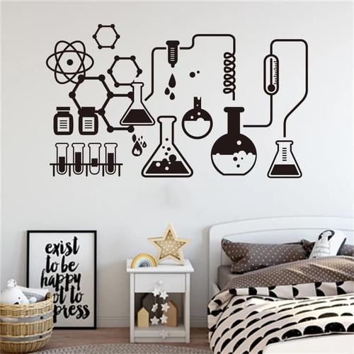 Jual Wall Sticker Kimia Stiker Dinding Kaca Rumah Murah - Kuning - Kota ...