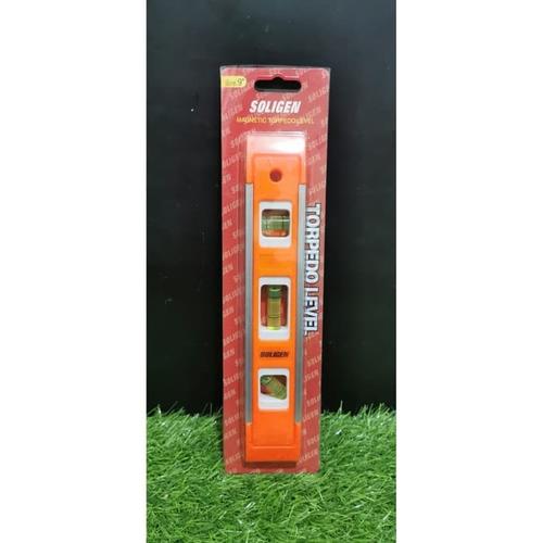 Jual Water Pass Mini 9 Inch Alat Ukur Magnet SOLIGEN Torpedo Level ...