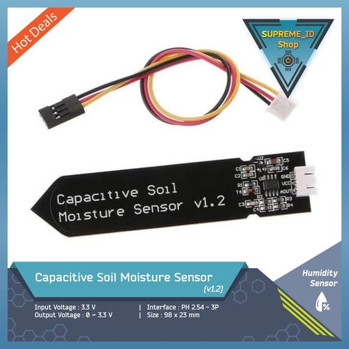 Jual Precision Capacitive Soil Moisture Sensor v1.2 | Sensor Kelembapan ...