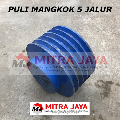 Jual PULI BESI MANGKOK A5 x 3 inch POLI PULLEY PULLY BESI ANCURAN 5 ...