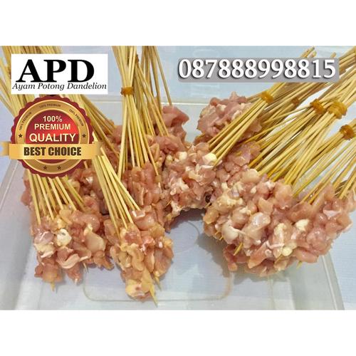 Jual sate ayam frozen, sate daging ayam paha frozen, halal dan higienis ...