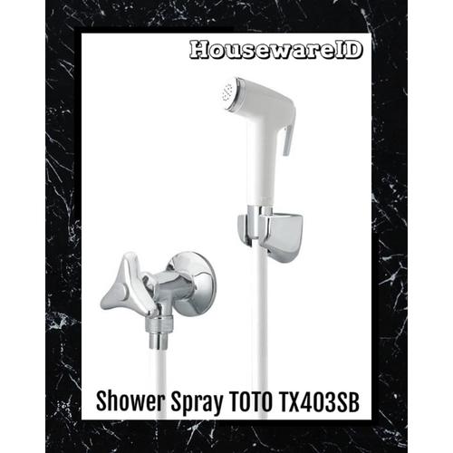 Jual Shower Spray Toto TX403SB Original, jet shower jet washer toilet ...