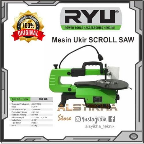 Jual Mesin Gergaji/ukir Scroll Saw Tekiro Ryu 125 mm - RSS125 - Kota ...