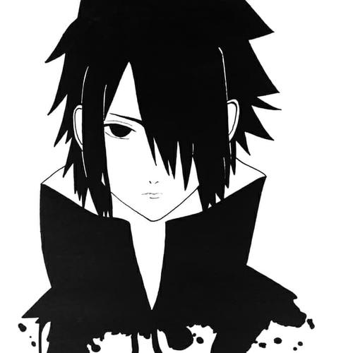 Jual Cutting Stiker sasuke uchiha naruto Sticker keren untuk kaca body ...