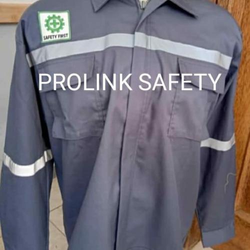 Jual BAJU SAFETY SERAGAM SAFETY ABU ABU RESLETING DRILL - Kab ...