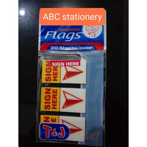 Jual Sign here marker flags index Tom & Jerry (2 x 4 cm) - Jakarta ...