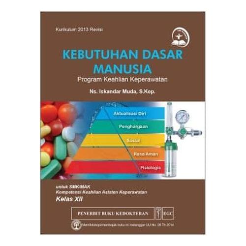 Promo KDM ORI - Buku Kebutuhan Dasar Manusia SMK Keperawatan Kelas XII EGC - Kab. Sleman - deny ...