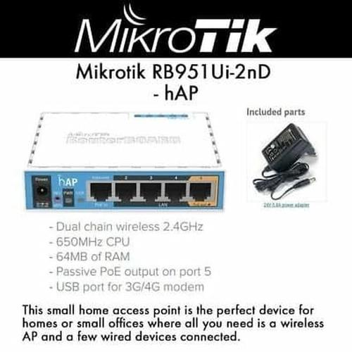 Promo MIKROTIK RB951UI-2ND WIRELESS ROUTER RB951 Cicil 0% 3x - Jakarta ...