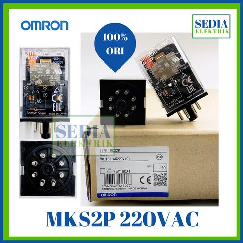 Jual Relay Omron MKS2P-220VAC MKS2P 220VAC - Kota Cimahi - Sedia Elektrik | Tokopedia