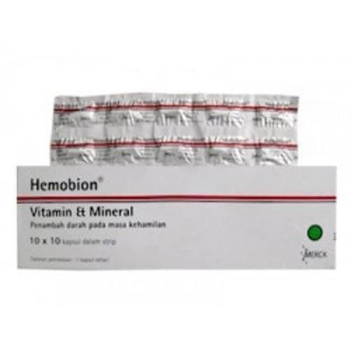 Jual HEMOBION KAPSUL VITAMIN PENAMBAH DARAH LEBIH LENGKAP DARI ...