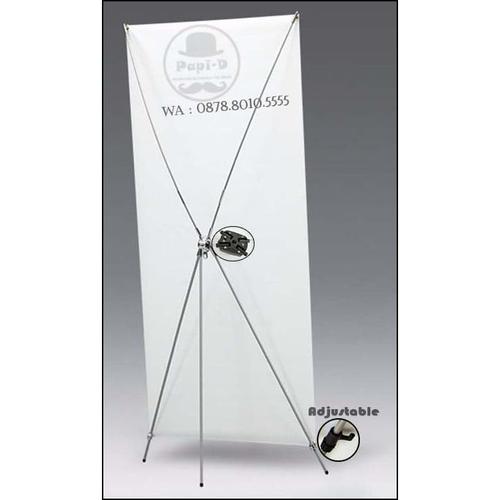 Jual X Banner Aluminium Adjustable Standing Banner (Grosir) - Kota ...