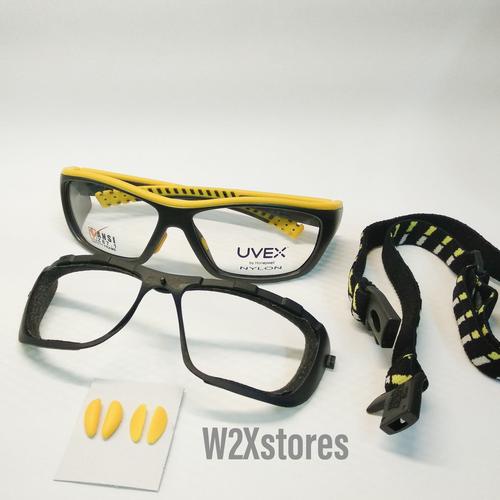 Jual Kacamata Safety Minus/Prescription ANSI Z87 SW07 - Gun Yellow ...