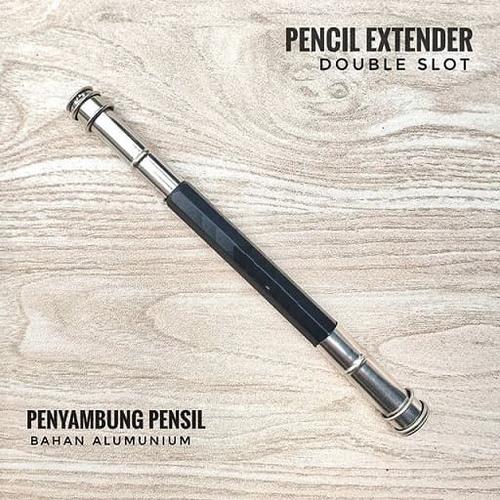Jual Dual Head Pencil Extender Alat Penyambung Pensil Holder Sketch ...