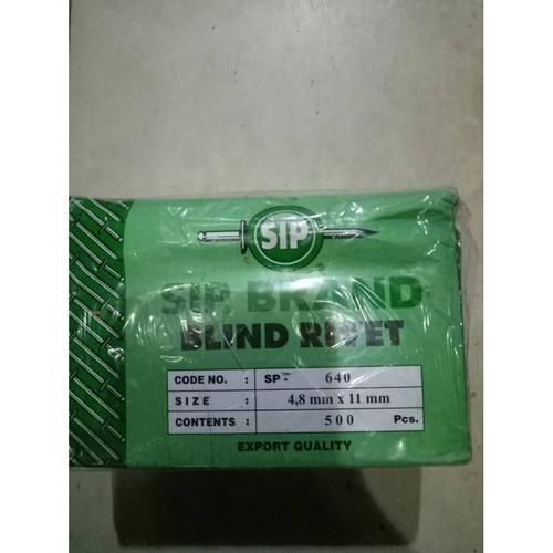 Jual PAKU RIVET SP 640 MEREK SIP 4,8 MM ( ISI 500 PCS ) PAKU LIPET ...
