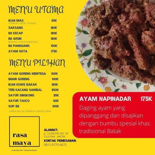 Jual MENU UTAMA - AYAM NAPINADAR - Jakarta Timur - Makanan_Sehat ...