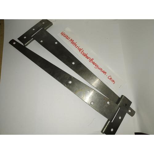 Jual Engsel T Pintu Besar Besi 12 inch Engsel Segitiga Garasi Tebal 30 ...