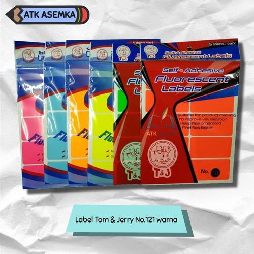 Jual Label Tom & Jerry No.121 warna / Tom&Jerry Stiker Sticker - Biru Muda - Jakarta Barat ...