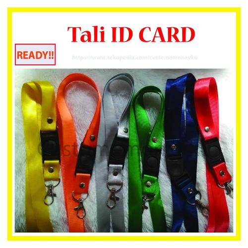 Jual Tali Name Tag Tali ID CARD Kartu Nama Tali Lanyard Gantungan Name ...