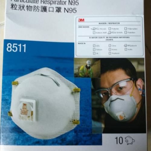 Jual 3M Masker / Respirator Disposible 8511 N95 - Jakarta Barat ...