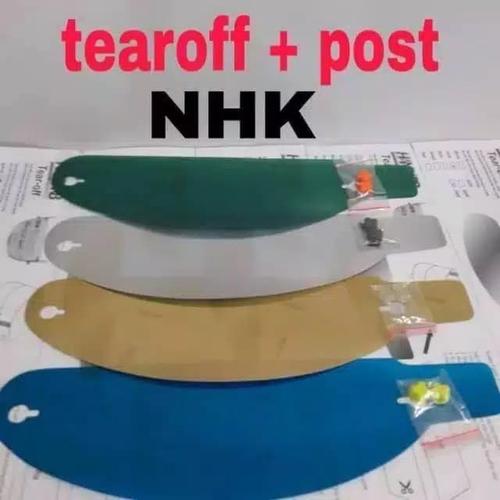 Jual Paket tear off /tear off post helm NHK RX9/GM RACE PRO/NHK GP 1000 ...