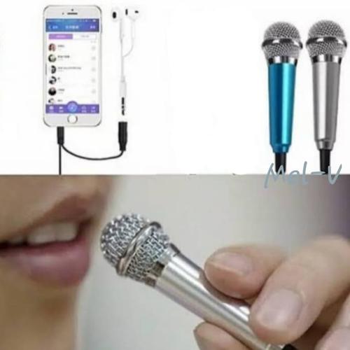 Jual Mini Mic 2in1 Microphone + Colokan Handsfree Wesing Smule ...