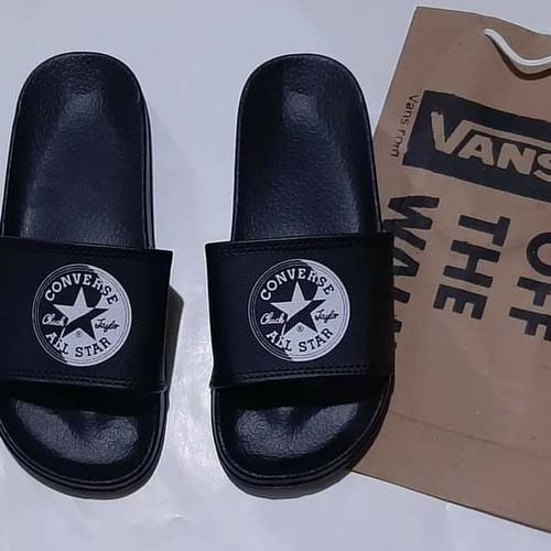 Jual sendal slop converse,vans,off white,nike air jordan - Kota ...