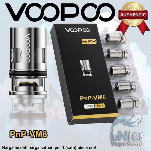 Promo [OTEN!] Coil VOOPOO PnP-VM6 0.15 ohm Max 80w koil DL 0.15Ω uk DRAG X - Kab. Sidoarjo ...