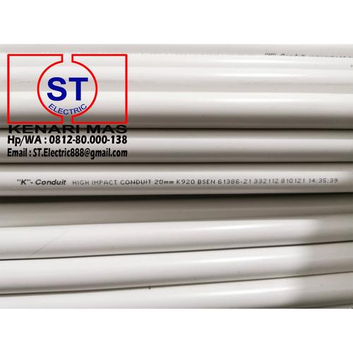 Jual Pipa Conduit / Pipa Listrik / Pipa "K" Conduit / 20mm "K" Conduit ...