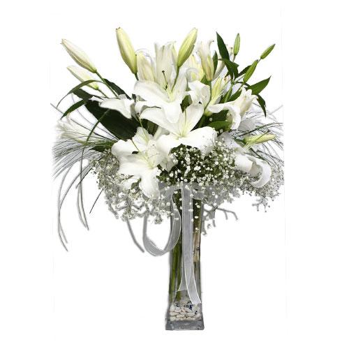 Jual Rangkaian Bunga Meja Karangan Bunga Vas Table Flower BVS55 ...