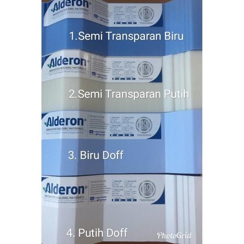 Jual Alderon Transparan/Translucent atap Twinwall kanopi per meter ...