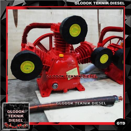 Jual KEPALA KOMPRESOR 5 HP / BARE COMPRESSOR HEADPUMP AIR COMPRESSOR 5 ...