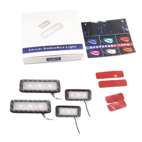 Jual Lampu LED Interior Ambience light 4 Pcs / Set Ice Blue Car Door ...