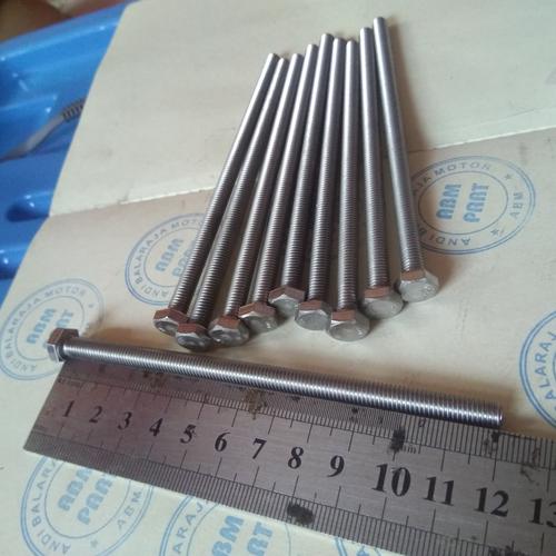 Jual Baut Stainless / Hex Bolt Ukuran M6 x 120 atau Baut 10 panjang ...